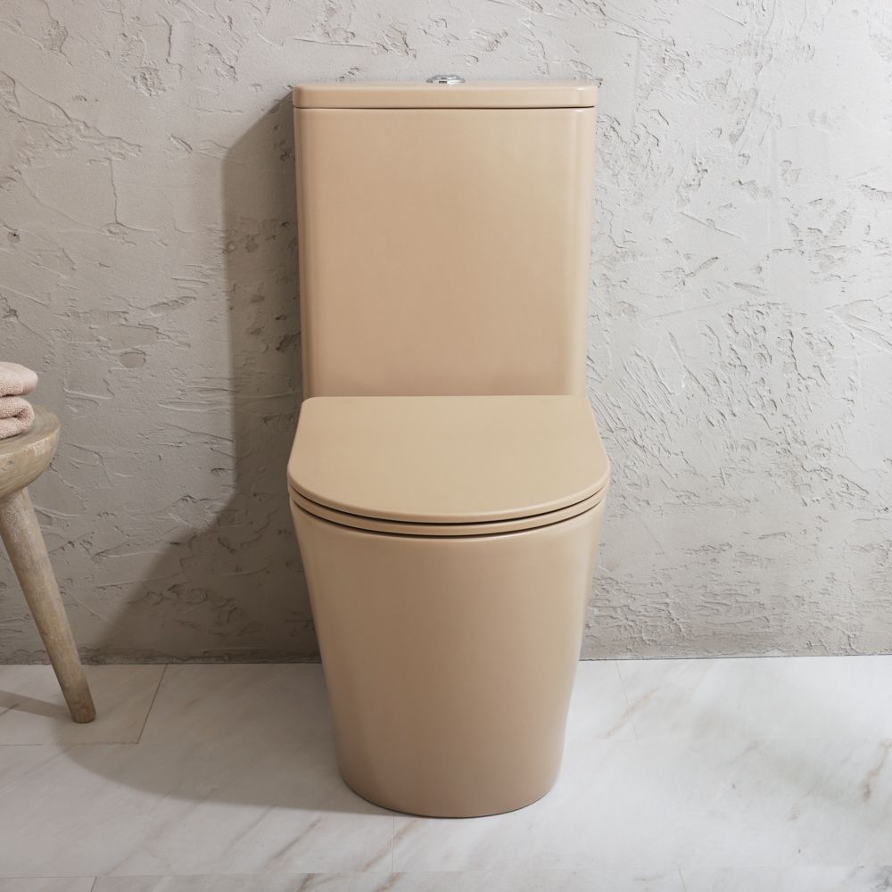 Duoblok Toilet Modern Rond met Soft-Close Toiletzitting | Keuze Afwerking | Elements
