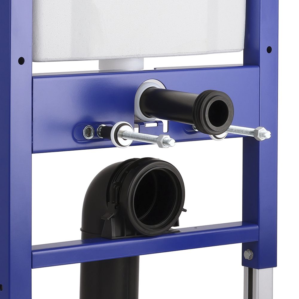 Inbouwreservoir met Kort Frame voor Hangend Toilet | Keuze Bedieningsplaat