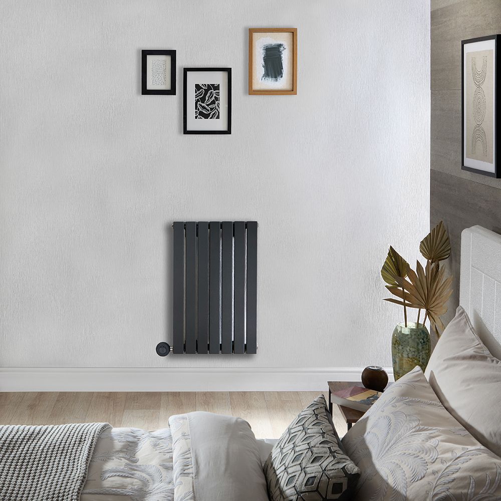 Elektrische Design Radiator Horizontaal Antraciet | 63,5cm x 41,3cm ...