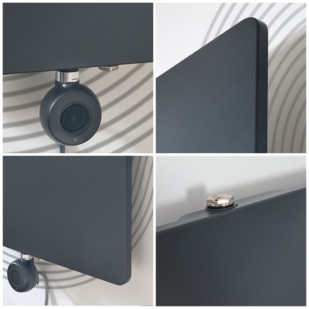 Designradiator Elektrisch Verticaal 180cm met Thermostatisch WiFi ...