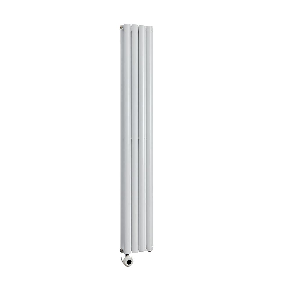 Elektrische Design Radiator Verticaal Wit | 23,6cm Breed - Keuze Hoogte ...