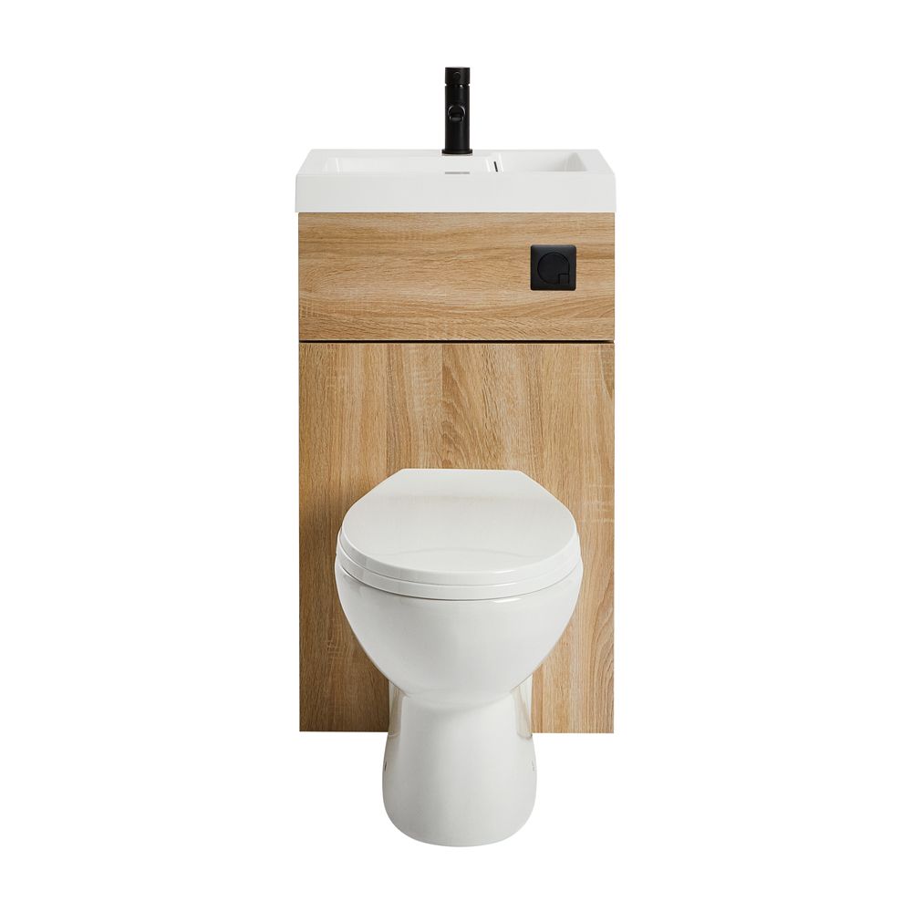 Toilet en Fontein Combinatie Modern Incl. WC-ombouw en Verbogen ...