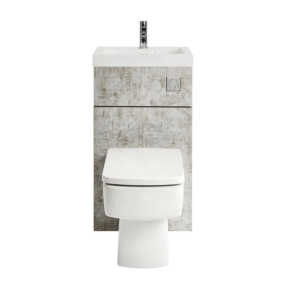 Exton Toilet Fontein Combinatie Modern, Incl. WC-ombouw en Verbogen ...