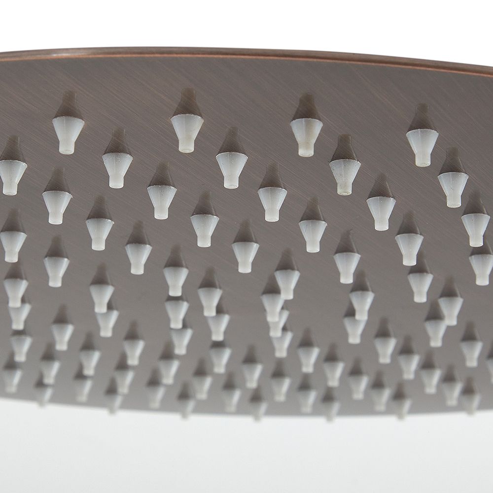 Douchekop 30cm Rond, RVS, Modern - Koper | Eris