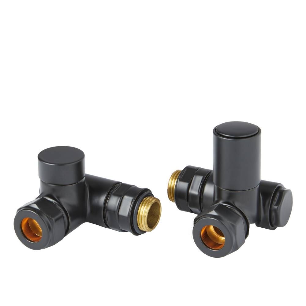 Radiatorkranen Verkeerd Haaks Dual Fuel/Hybride - Zwart