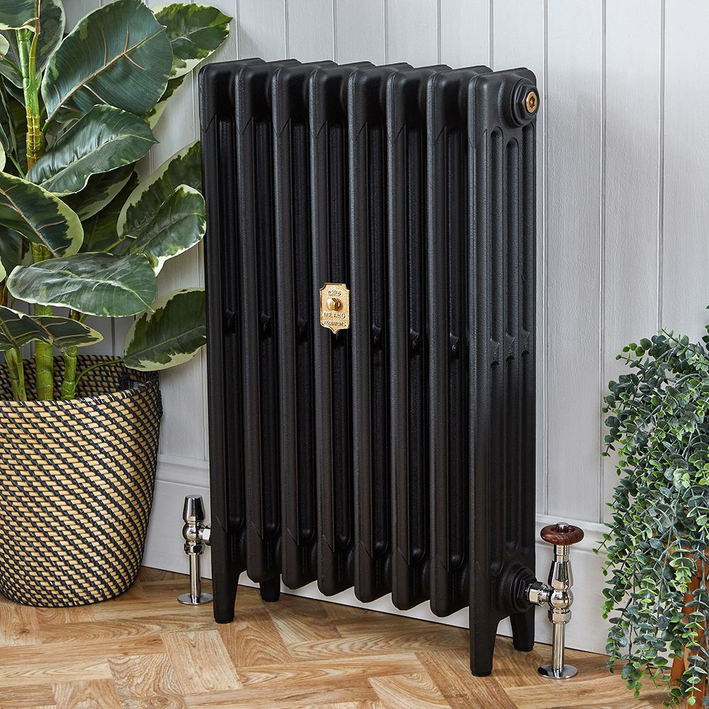 Gietijzeren Radiator 4-Koloms 76cm Hoog Leisteen Zwart | Kies de ...