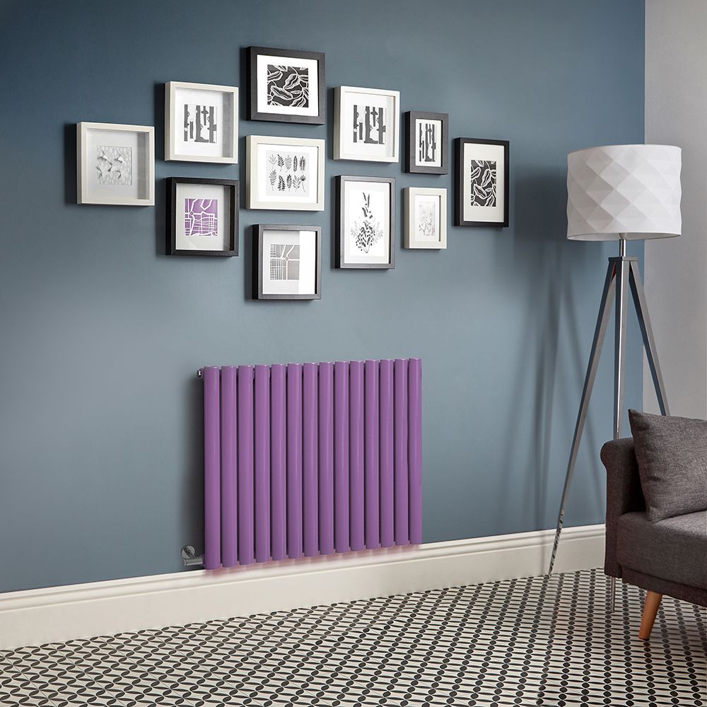 Design Radiator Elektrisch Horizontaal 63,5cm Hoog Paars (Lush Purple ...