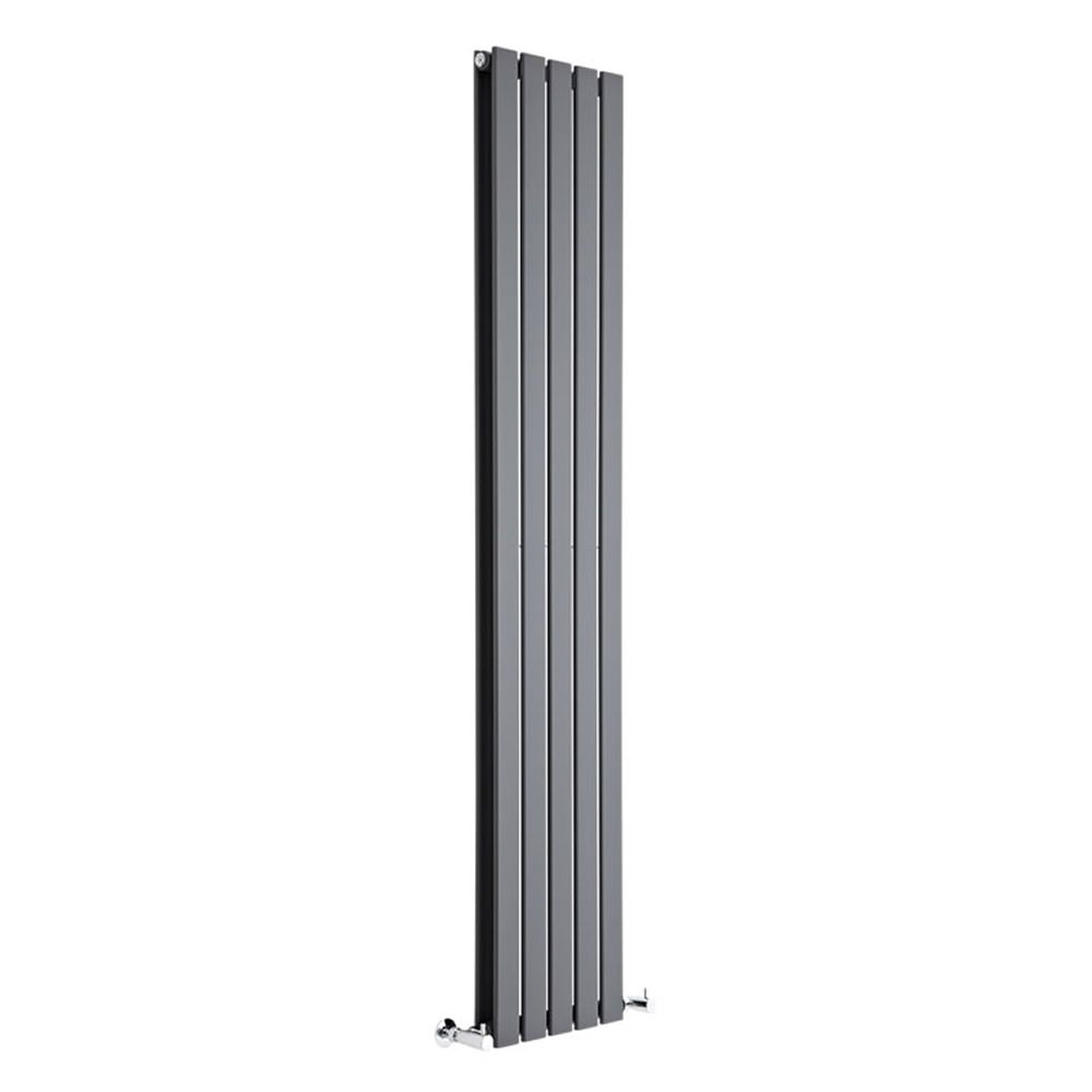 Design Radiator Verticaal Vlak Dubbel Paneel - 178cm x 35cm - Antraciet ...
