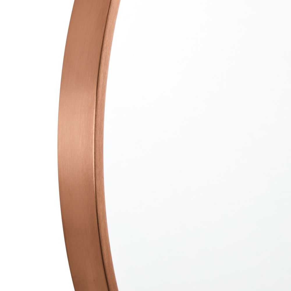 Wandspiegel Rond 60cm - Satijn Koper | Annalise