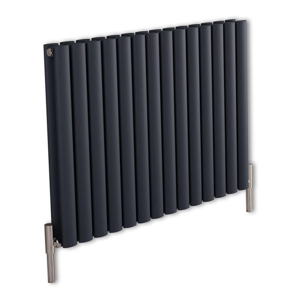 Design Radiator Antraciet Horizontale Aluminium DubbelPaneel 83cm x ...