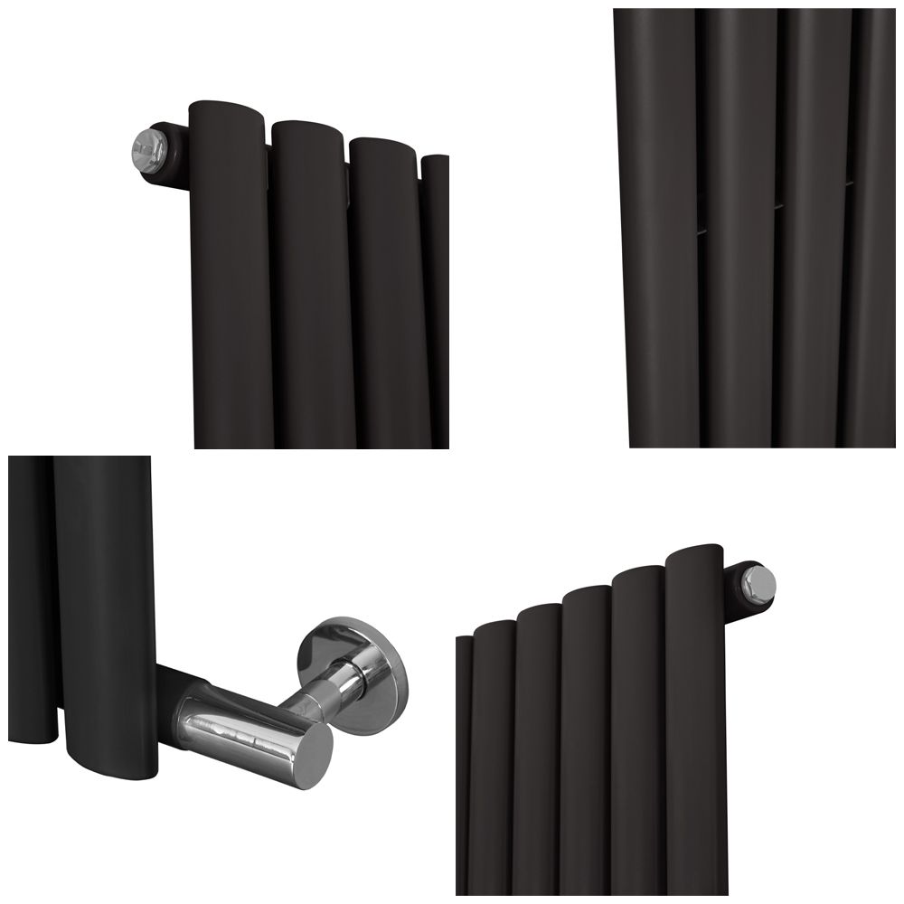 Design Radiator Elektrisch Horizontaal 63,5cm Hoog Grijs (Carbon Grey ...