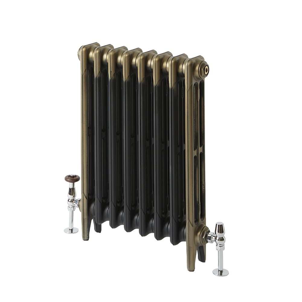 Gietijzeren Radiator 3 Kolommen 56cm Hoog Natuurlijk Messing | Kies de ...