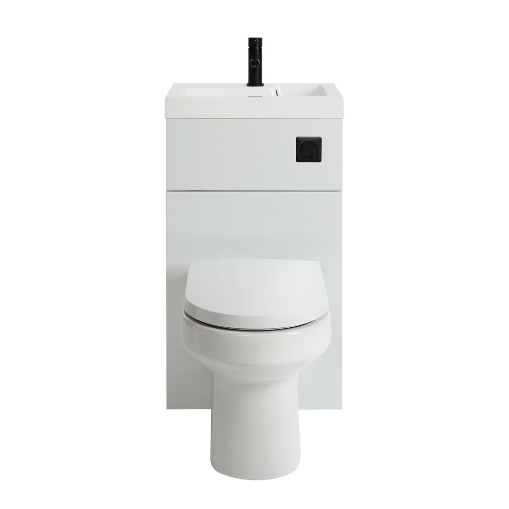 Covelly Toilet en Fontein Combinatie Modern Incl. WC-ombouw en Verbogen ...