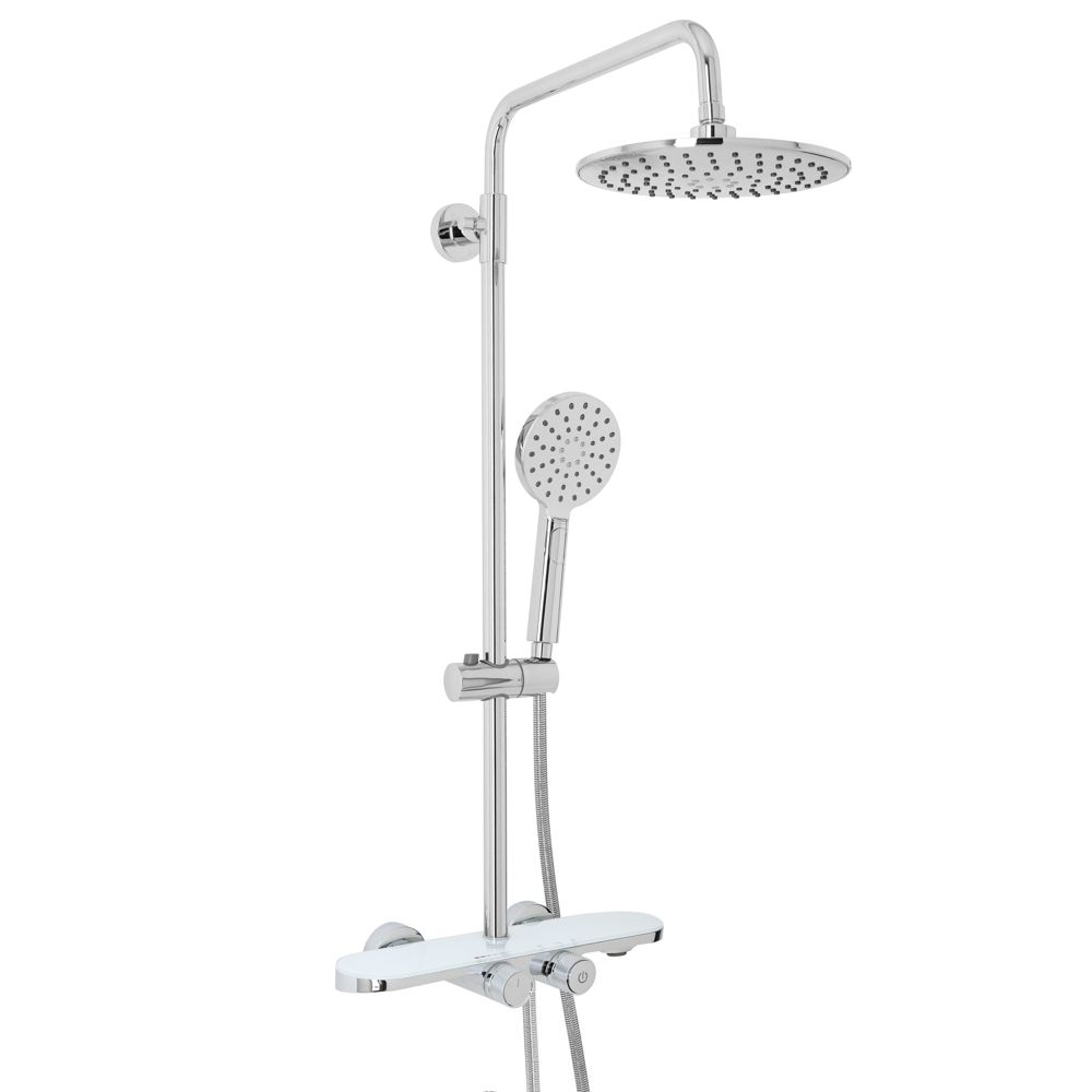 Douchekolom - Thermostatische Douchekraan Modern met Ronde Douchekop ...