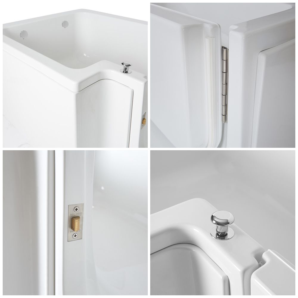 Inloopbad met Gemakkelijke Toegang 170cm x 85cm | Rechter of Rechter ...