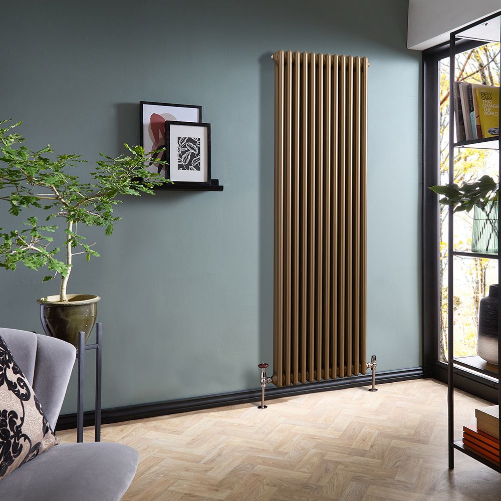 2-Koloms Verticale Radiator - Keuze Metallic Kleuren | Keuze Afmeting ...