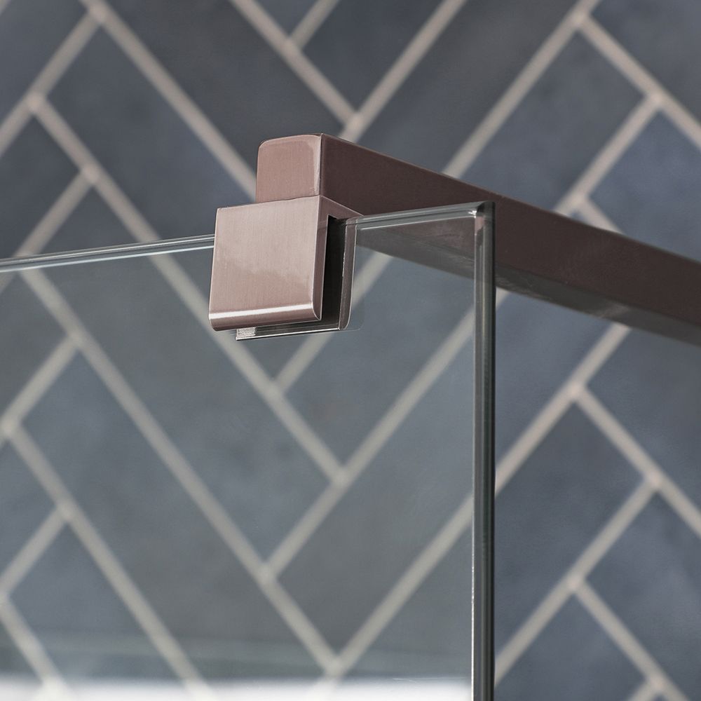 Inloopdouche 2 Vaste Douchewanden Koper - Hoekinstallatie | Keuze ...